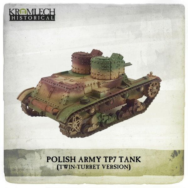 Polish Army Twin-Turret 7TP Tank, 22,80