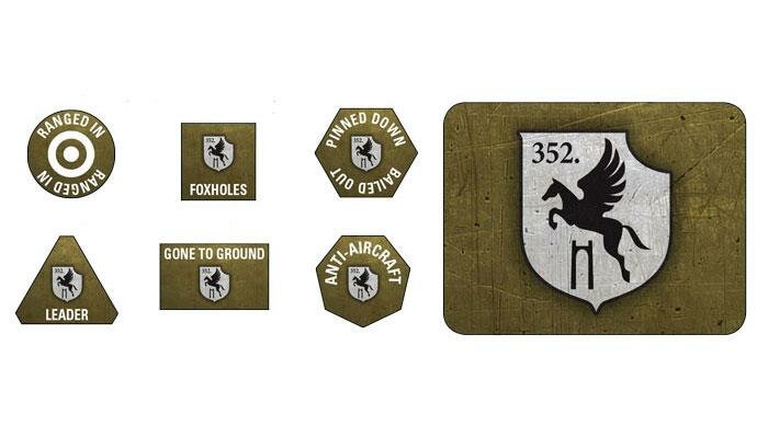 352. Infantry Division Tokens and Objectives, 12,50