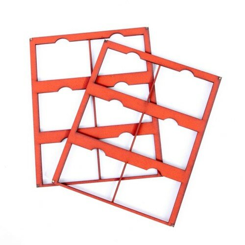 Standard Card Size Command Terminal Topper (Red), 10,35