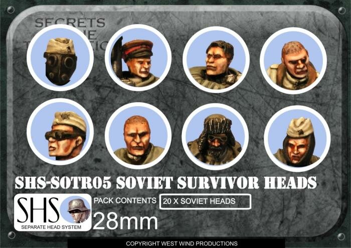 Soviet Survivor Heads, 7,65