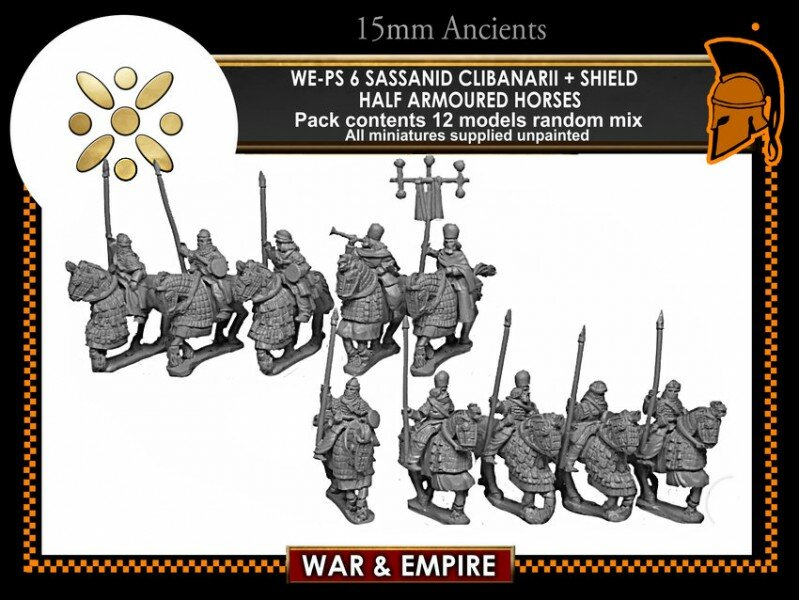 Sassanid: Clibanarii Cavalry (Shield, Half-Armoured Horse), 17,95