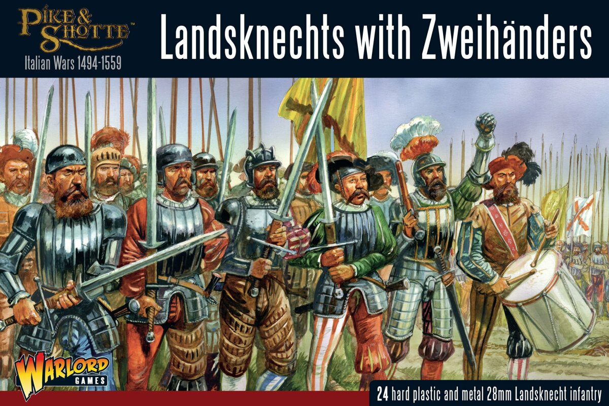 Landsknechts with Zweihänders: Italian Wars 1494-1559, 27,05