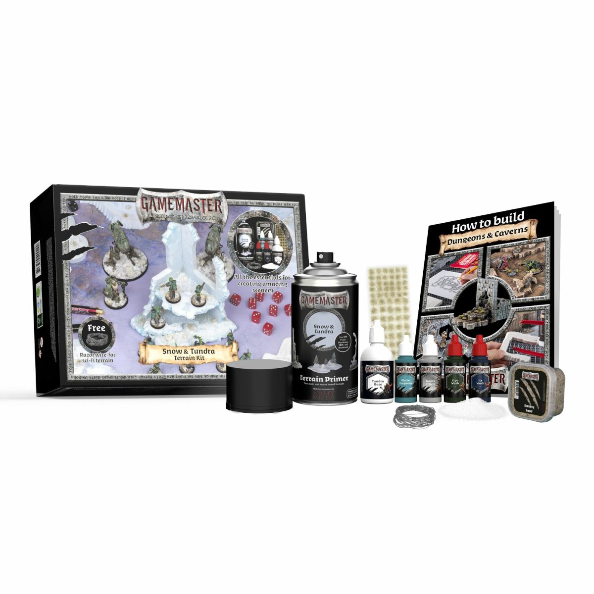 Gamemaster: Terrain Kit - Snow & Tundra, 36,00
