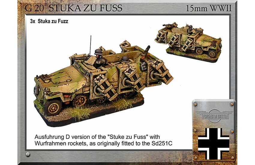 SdKfz 251/D Stuka zu Fuss (x3), 24,65