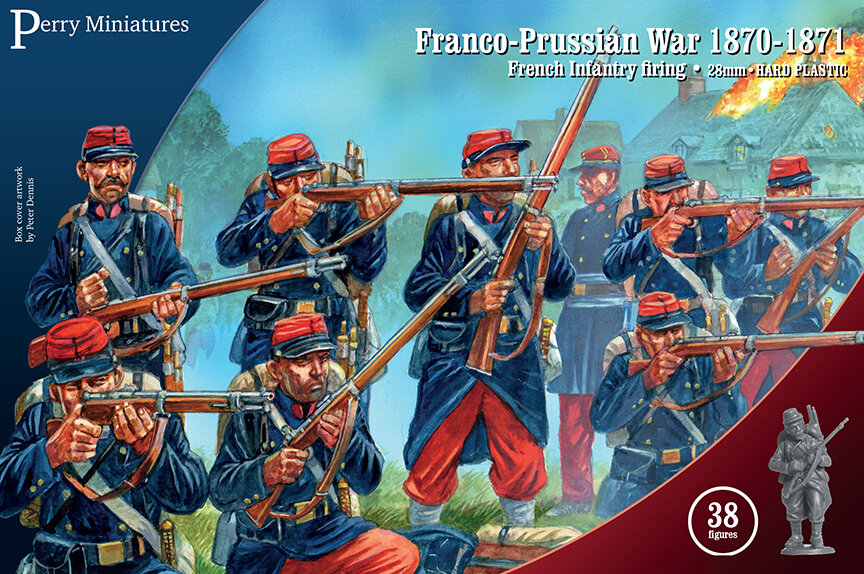 Franco-Prussian War 1870-1871: French Infantry Firing, 29,80