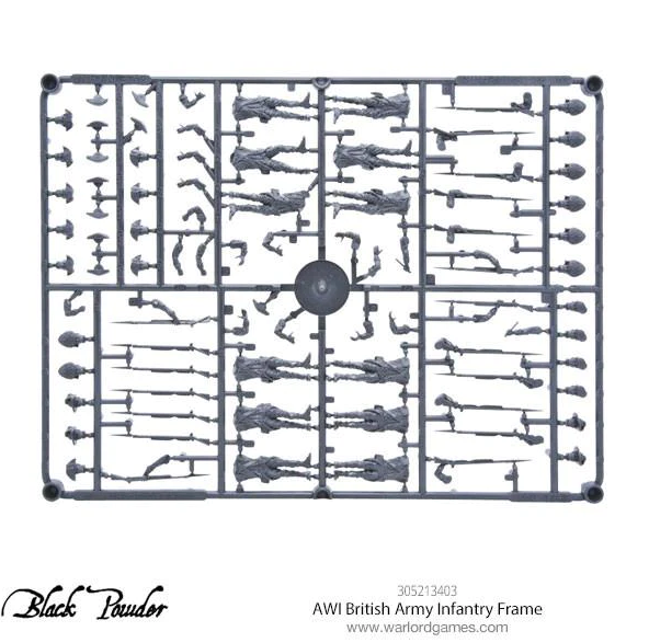 AWI British Army Infantry Frame, 10,25