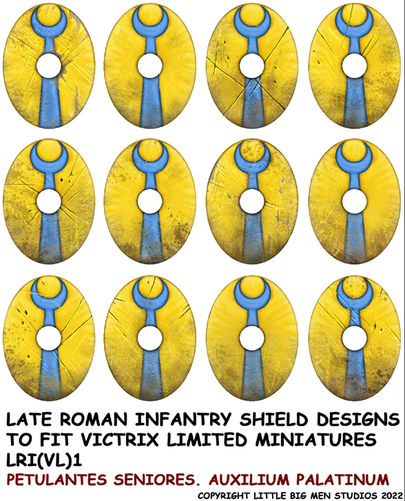 Late Roman Infantry Shield Designs 1, 5,95