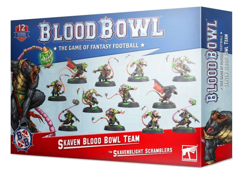 Blood Bowl: Skaven Blood Bowl Team - The Skavenblight Scramblers, 34,00