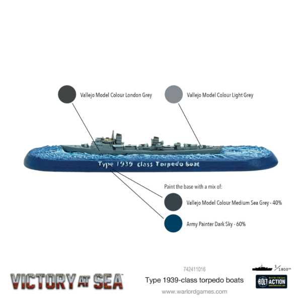 Victory At Sea: Type 1939-Class Torpedo Boats, 33,00