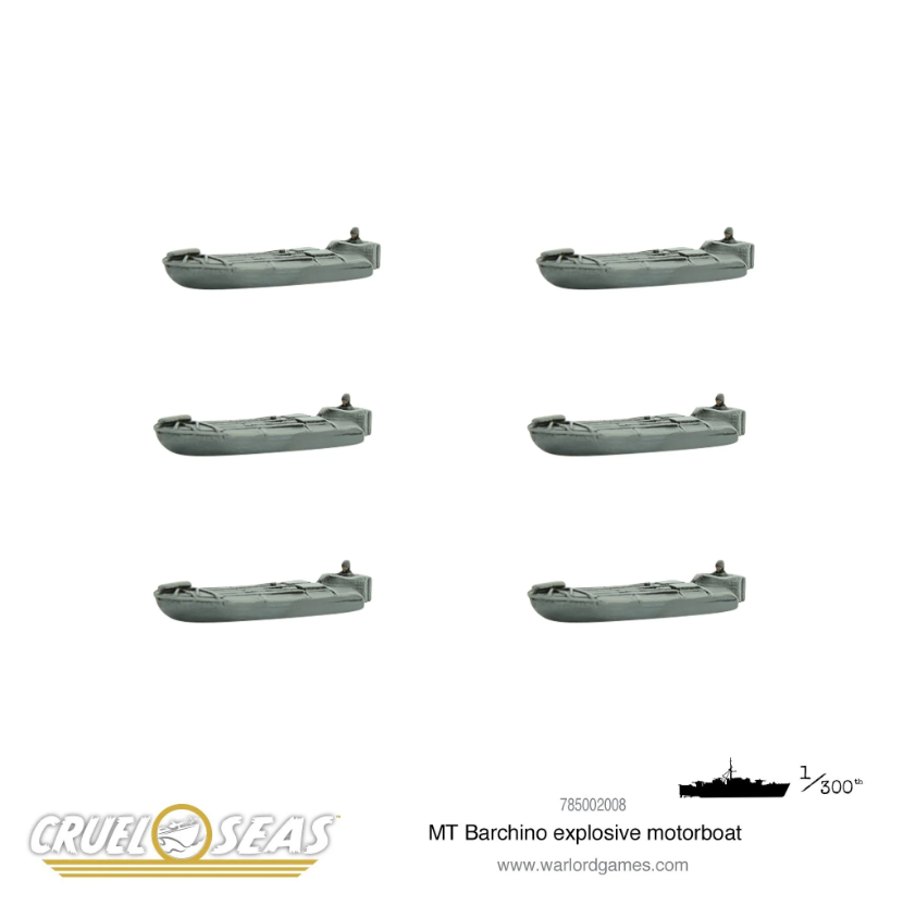 Cruel Seas: MT Barchino Explosive Motorboat, 12,50