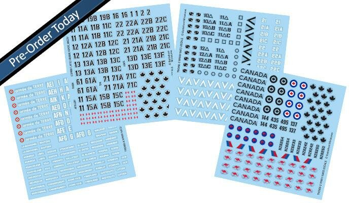 NATO Forces Decals, 9,90