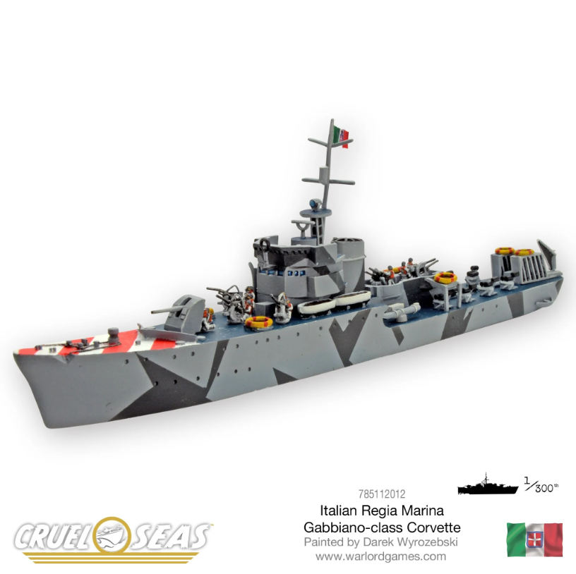 Cruel Seas: Italian Gabbiano-Class Corvette, 43,00