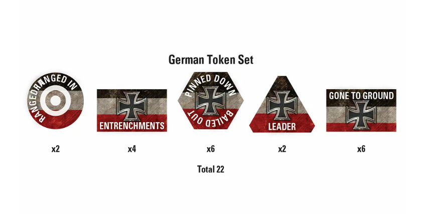 Great War: German Token Set, 7,65