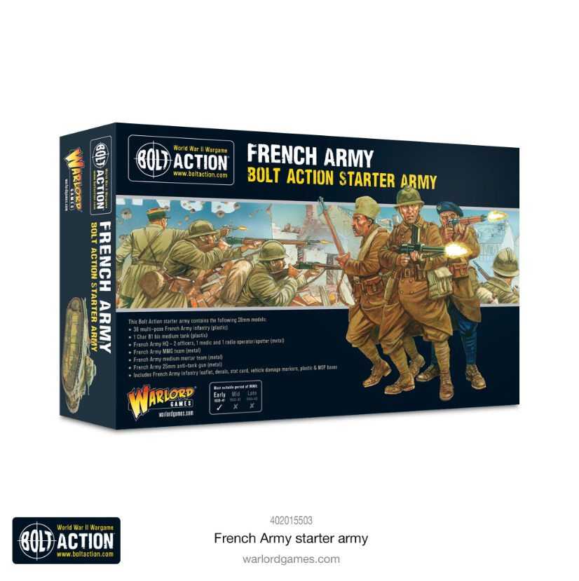 French Army: Bolt Action Starter Army, 103,85
