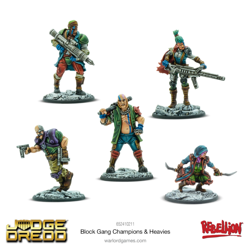 Judge Dredd: Block Gang Champions & Heavies, 29,05