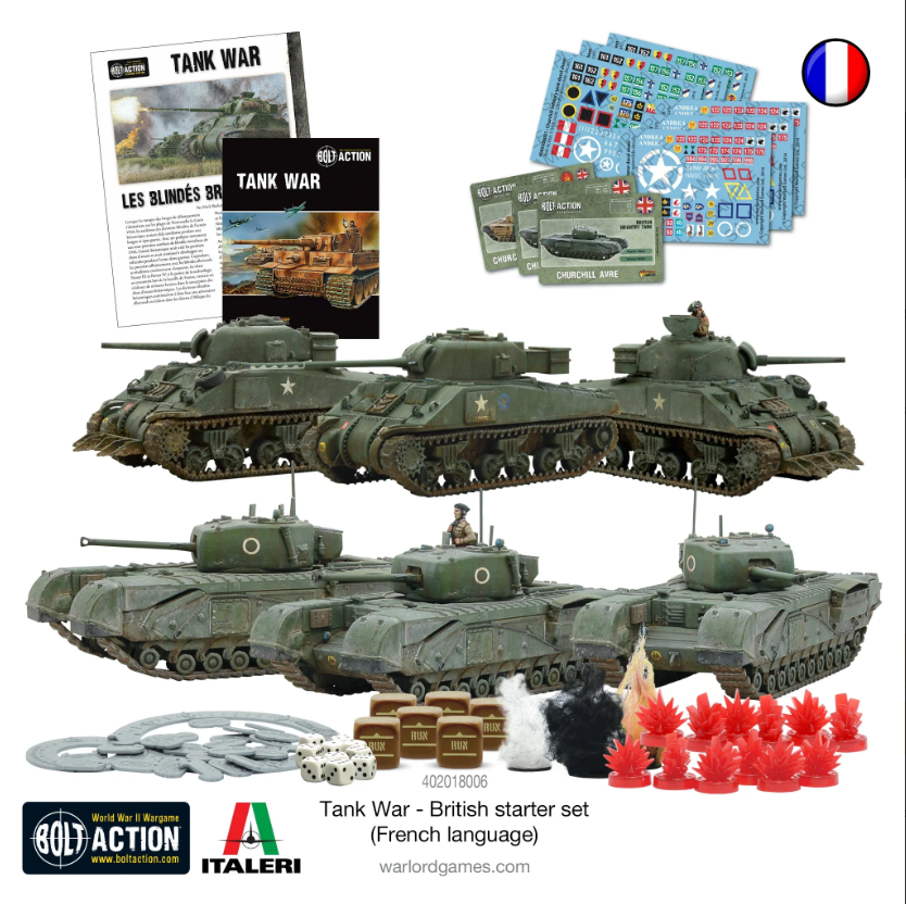 Tank War: British Starter Set (French Language), 118,80