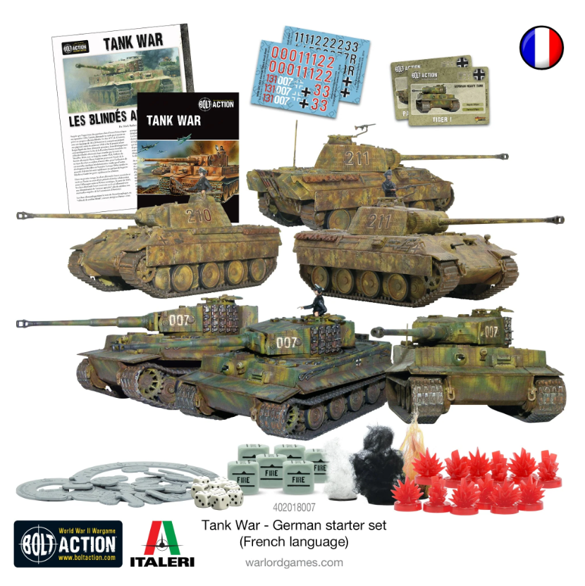 Tank War: German Starter Set (French Language), 118,80