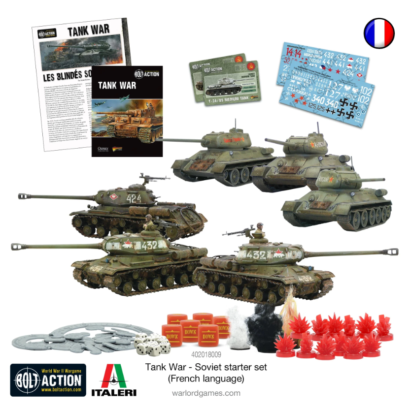 Tank War: Soviet Starter Set (French Language), 118,80