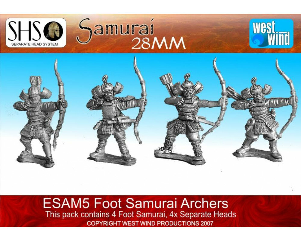 Foot Samurai Archers (4), 9,15