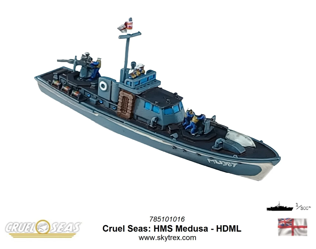 Cruel Seas: HDML - HMS Medusa, 23,40
