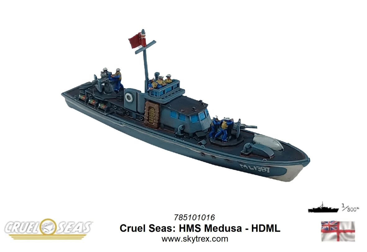 Cruel Seas: HDML - HMS Medusa, 23,40