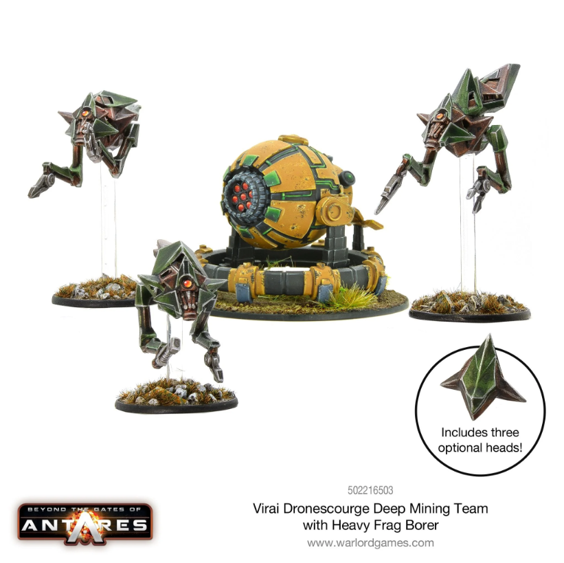 Virai: Dronescourge Deep Mining Team with Heavy Frag Borer, 41,70