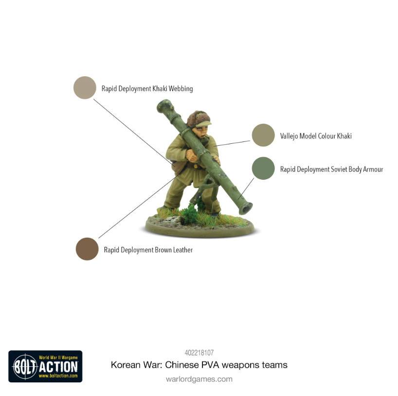 Korean War: Chinese PVA Weapons Teams, 15,60