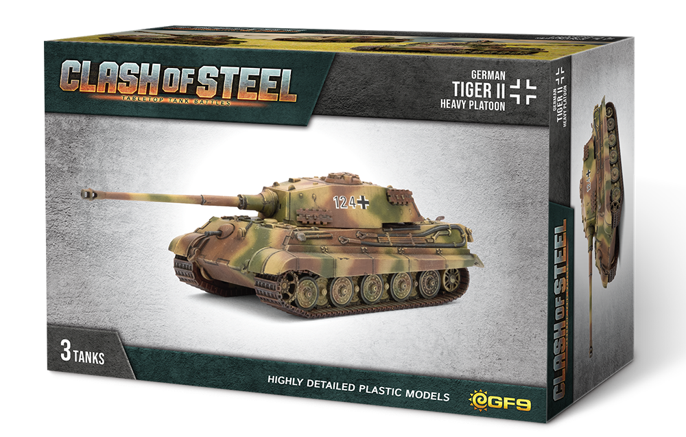 Clash of Steel: German Tiger II Heavy Tank Platoon, 24,30