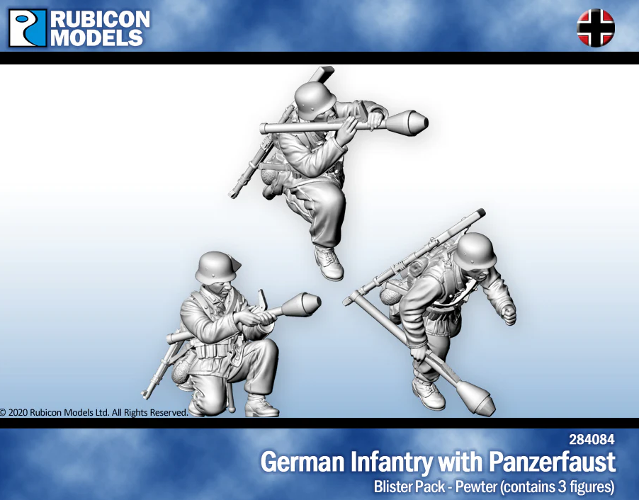 German Infantry with Panzerfaust, 8,30