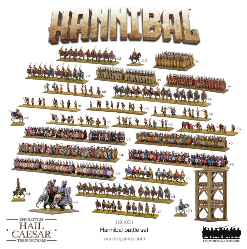 Hail Caesar Epic Battles: Hannibal Battle-Set, 236,15