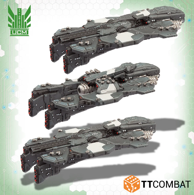 Dropfleet Commander: UCM Monitors, 21,30