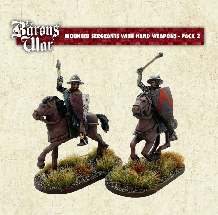 The Baron`s War: Mounted Sergeants with Hand Weapons 2, 10,30
