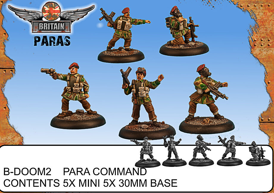 British Para Command (x5), 7,54