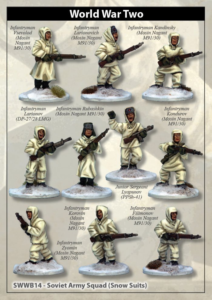 Soviet Army Squad (Snow Suits), 20,55