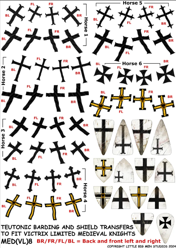 Medieval Barding and Shield Transfers 8, 14,95