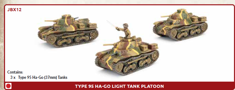 Type 95 Ha-Go Light Tank Platoon, 31,50