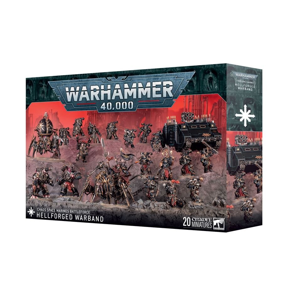 Chaos Space Marines Battleforce: Hellforged Warband, 170,00