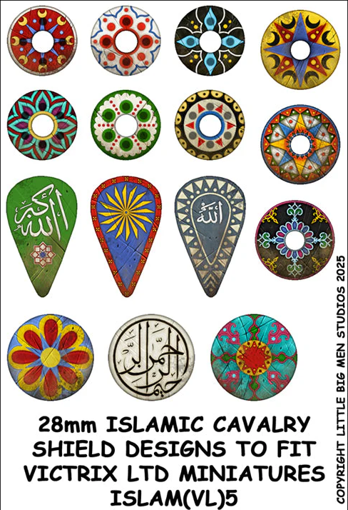 Islamic Cavalry Shield Transfers 5, 5,40