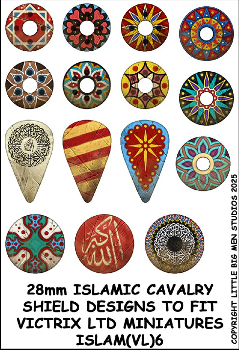 Islamic Cavalry Shield Transfers 6, 5,95
