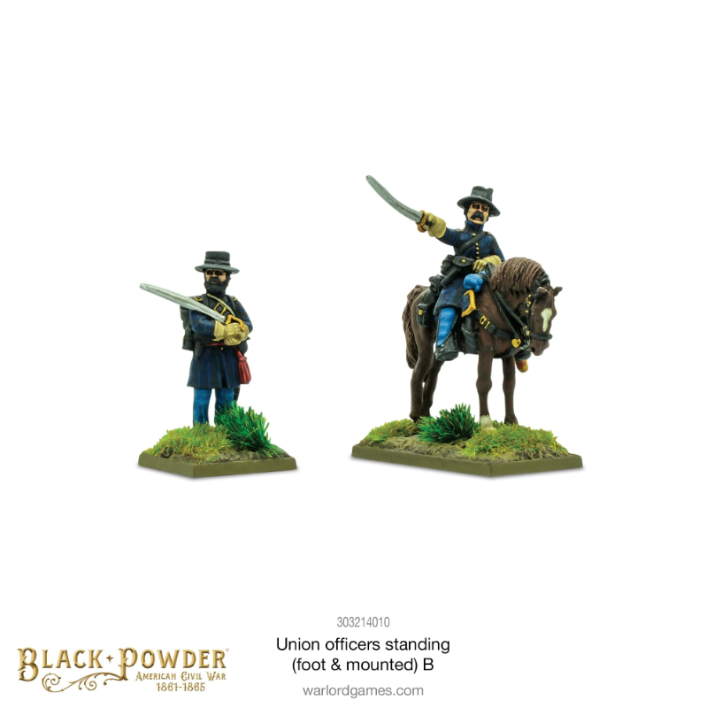 Union Officers Standing (Foot & Mounted) B, 8,80