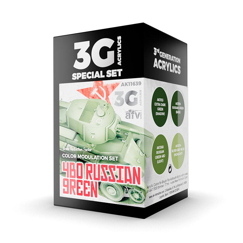 4BO Russian Green: Color Modulation Set, 11,00