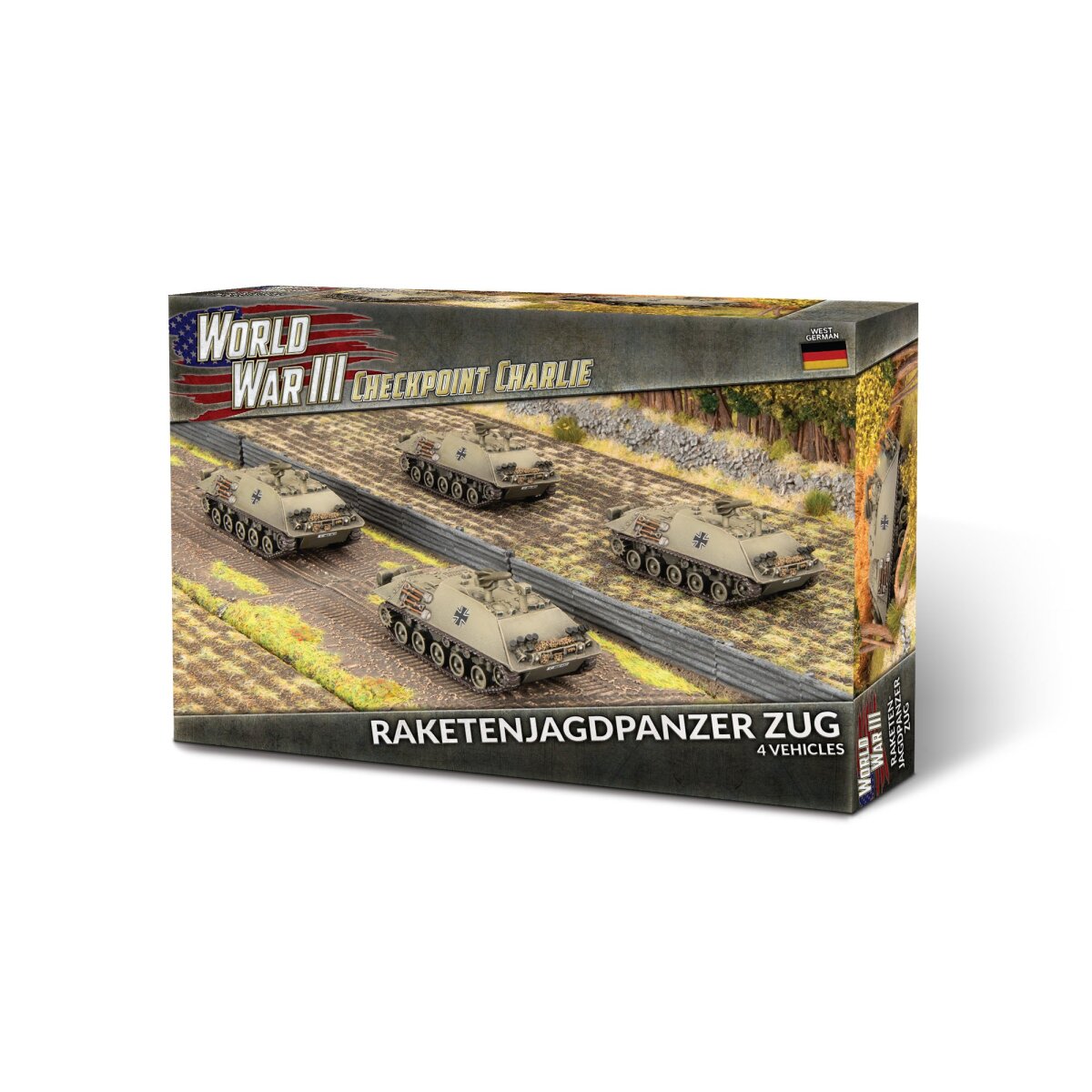 Raketenjagdpanzer Zug (West German), 41,40