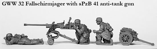 German: Fallschirmjäger with sPzB Anti-Tank Gun, 14,35