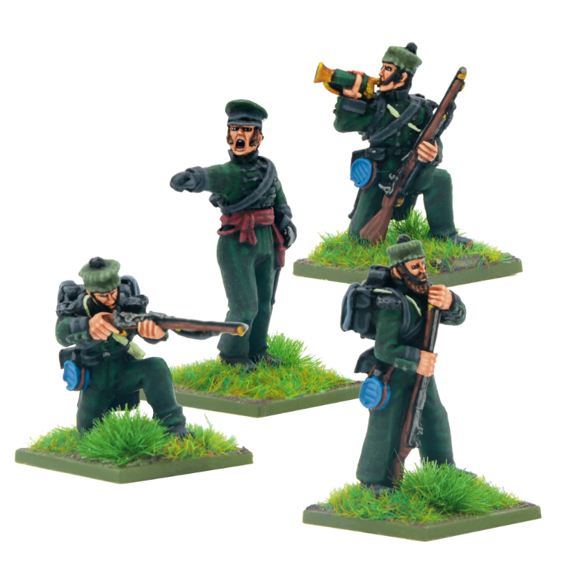 The Crimean War 1853-1856: British Rifle Brigade in Forage Caps Comma ...