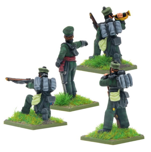 The Crimean War 1853-1856: British Rifle Brigade in Forage Caps Comma ...