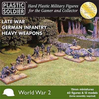 15mm Late War German Infantry Heavy Weapons, 25,45
