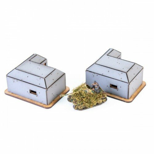 15mm Machine Gun Bunkers 01, 20,00