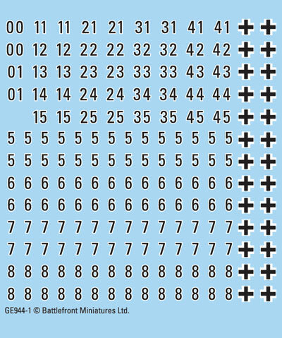 German Decal Set (LW), 11,25