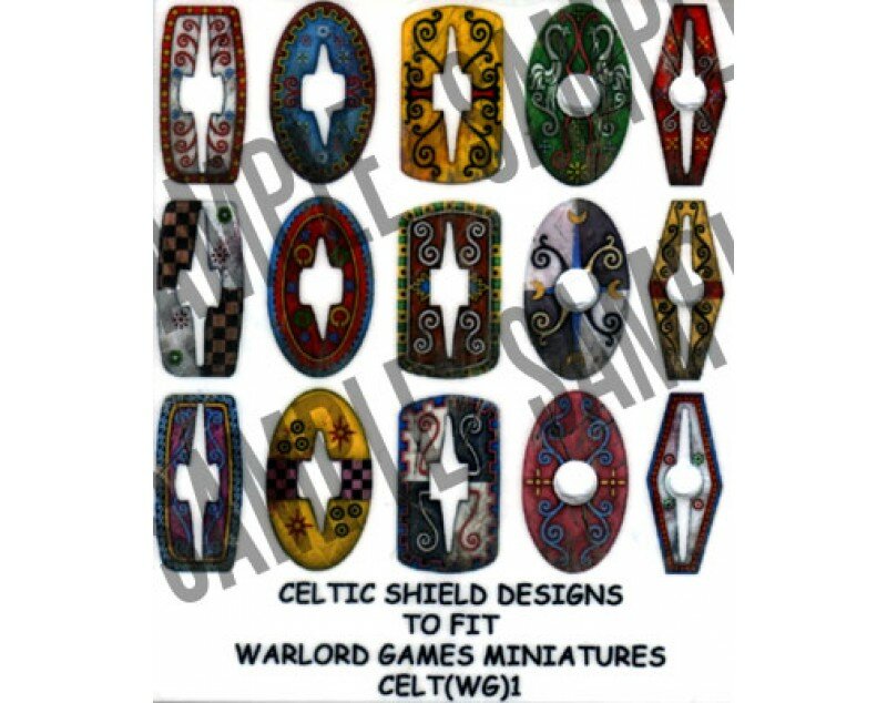 Celtic Warriors Shield Designs 1, 4,80