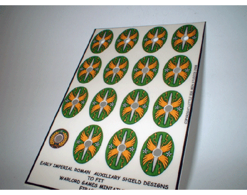 Early Imperial Roman Auxiliary Shield Designs 1, 5,70